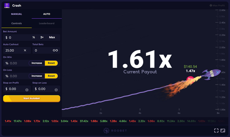 Roobet Crash Gambling Casino Review 🦘 CrashGambling.io